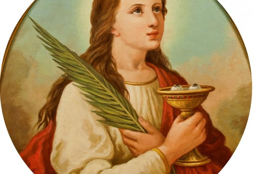 Responso de Santa Luzia contra doenças dos olhos